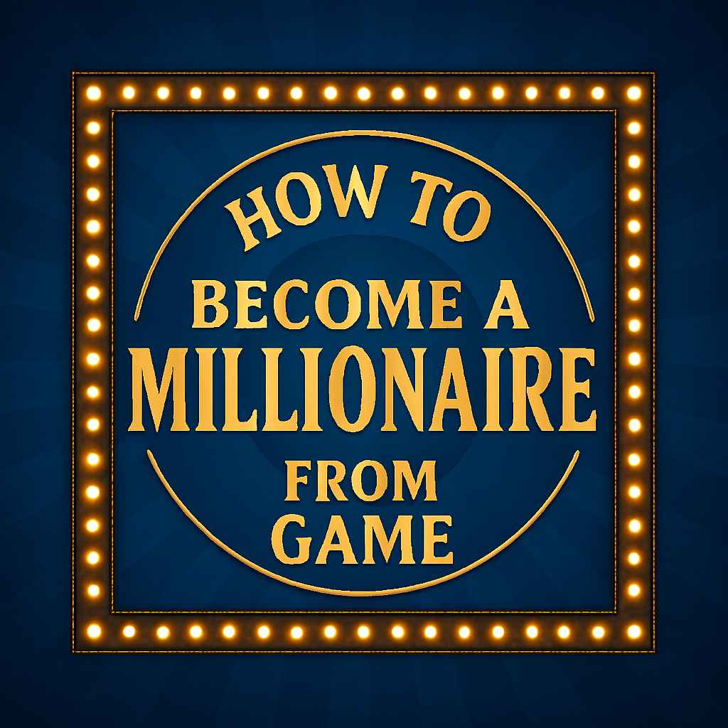 How To Become A Millionaire From Game: Success Tips